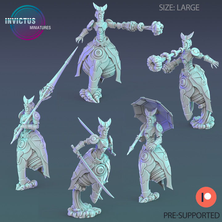 3D Printable Matrix Queen Set / War Device Hacker / City Lord ...