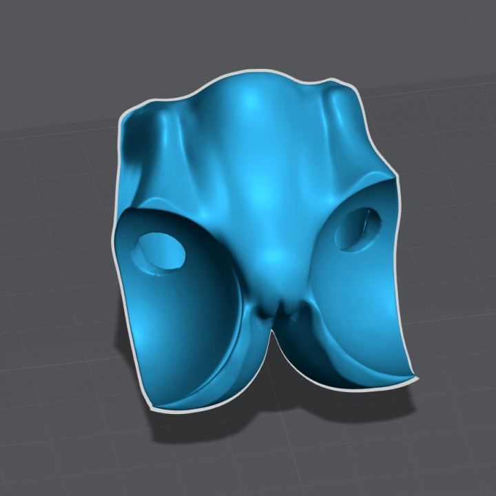 3D Printable Soft female pelvis BJD model for doll by david martin