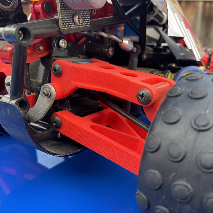 3D Printable Tamiya Hotshot Suspension Arm Set by AMPro Engineering