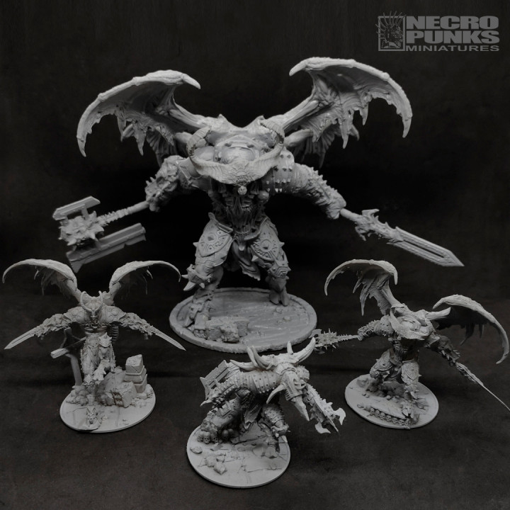 3D Printable BUNDLE#11 - HELL GATE BATTLE by Necropunks Miniatures