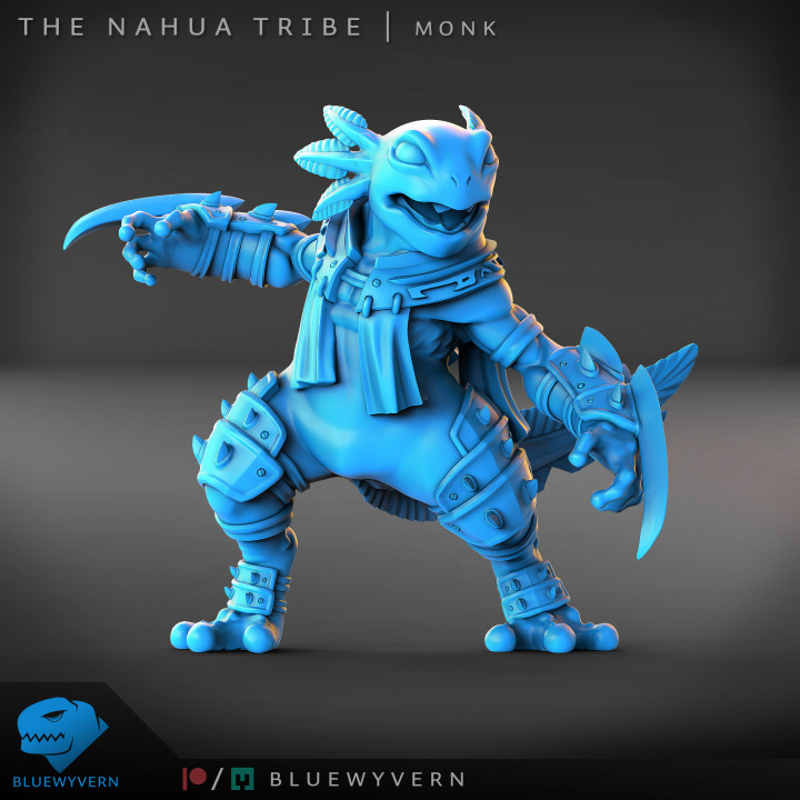 3D Printable The Nahua Tribe - Monk by BlueWyvern