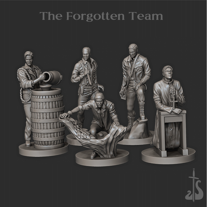 3D Printable The Forgotten Team Bundle by Vanquish the Darkness