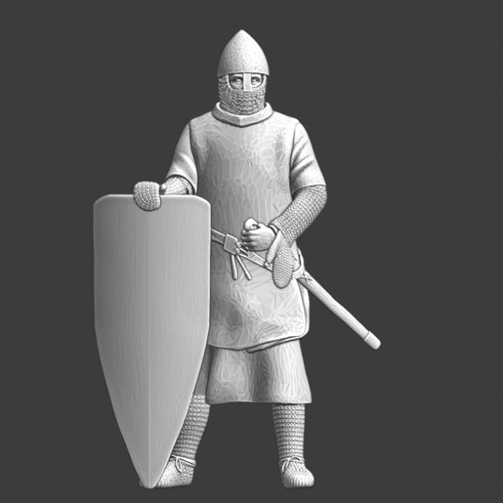3D Printable Medieval Hospitaller Knight - resting by Northern Crusades ...