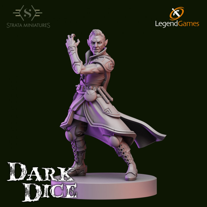 3D Printable Dark Dice Miniatures - Balmur - Strata Miniatures by ...