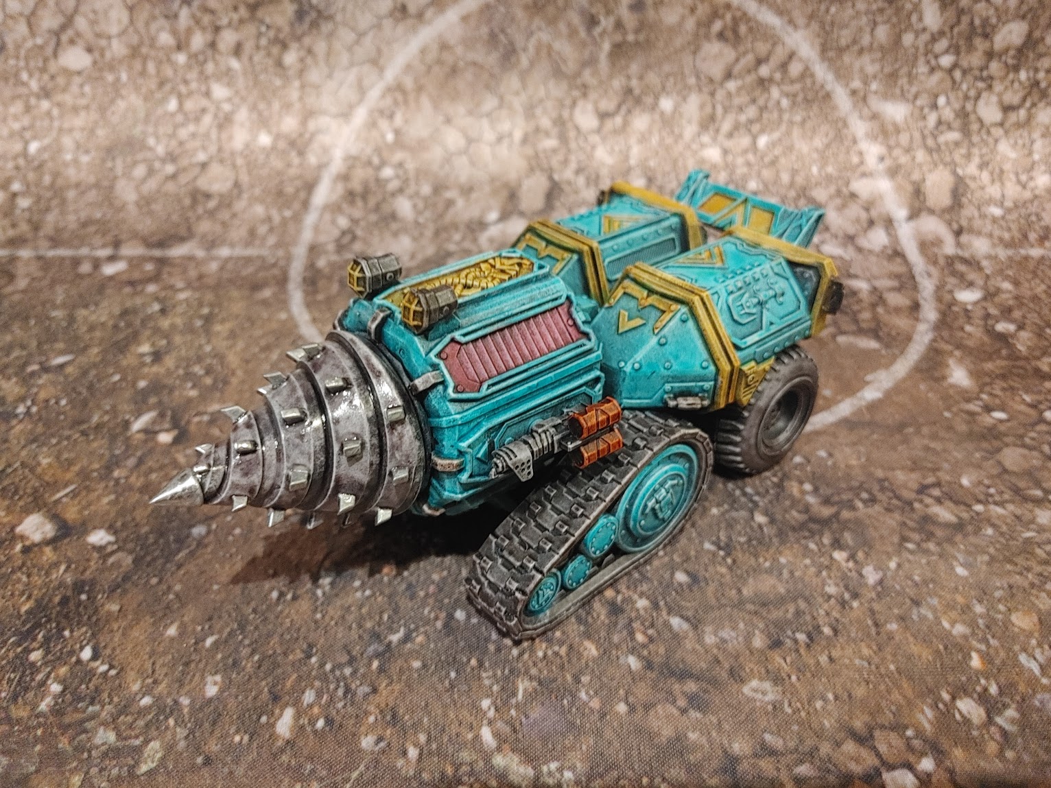 3D Printable Assault Drill - Dwarf Guilds by One Page Rules