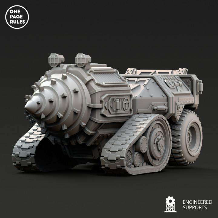 3D Printable Assault Drill - Dwarf Guilds by One Page Rules