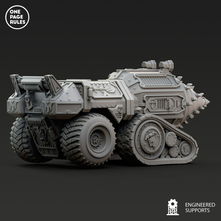 3D Printable Assault Drill - Dwarf Guilds by One Page Rules