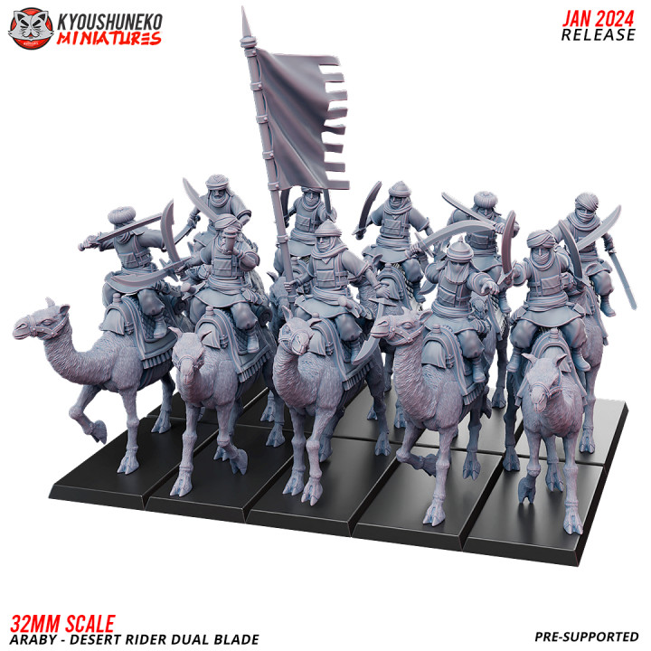 3D Printable January Fantasy 2024 Release - Araby Army by Kyoushuneko ...