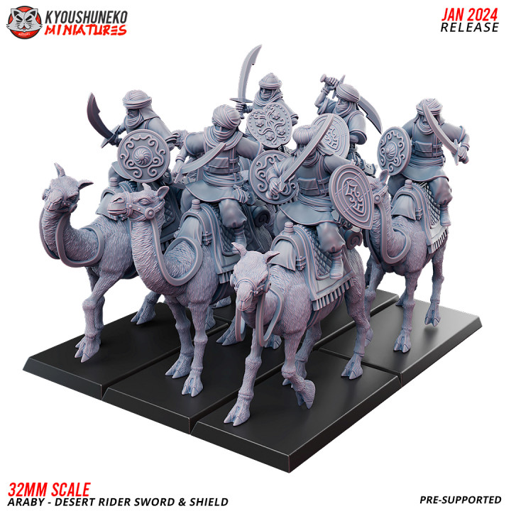 3D Printable January Fantasy 2024 Release - Araby Army by Kyoushuneko ...
