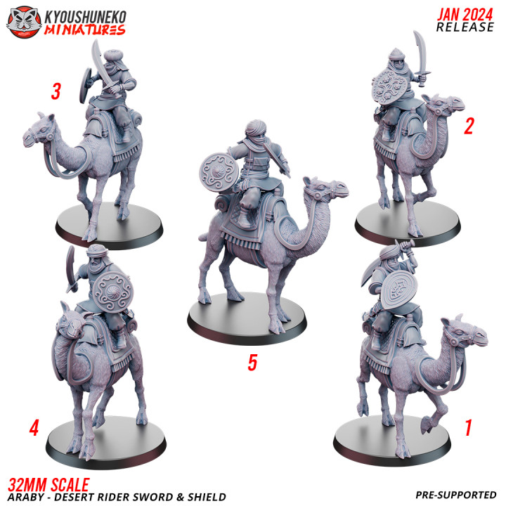 3D Printable January Fantasy 2024 Release - Araby Army by Kyoushuneko ...
