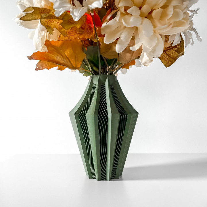 3D Printable The Walo Vase, Modern and Unique Home Decor for Dried and ...
