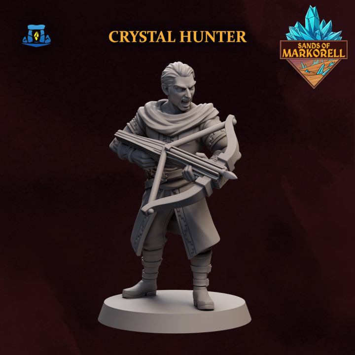 3D Printable Crystal Hunter of Markorell - 2 by Wishgate-Studio