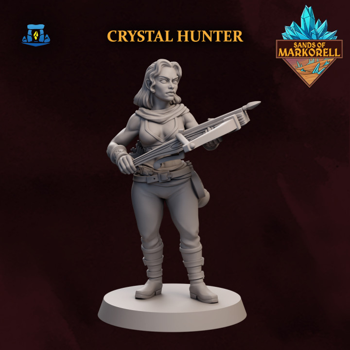 3D Printable Crystal Hunter of Markorell - 5 by Wishgate-Studio