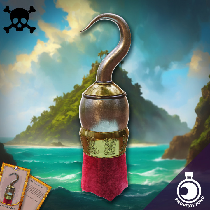 3D Printable Hook Hand by Props&Beyond