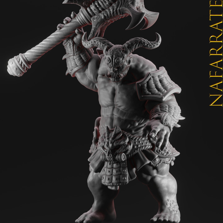 3D Printable Oni Ogre by Nafarrate Designs