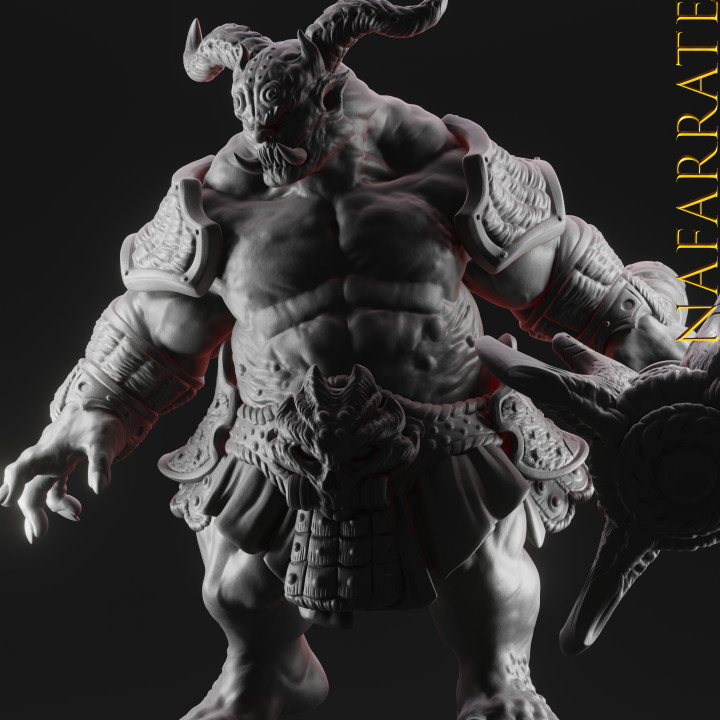 3D Printable Oni Ogre by Nafarrate Designs