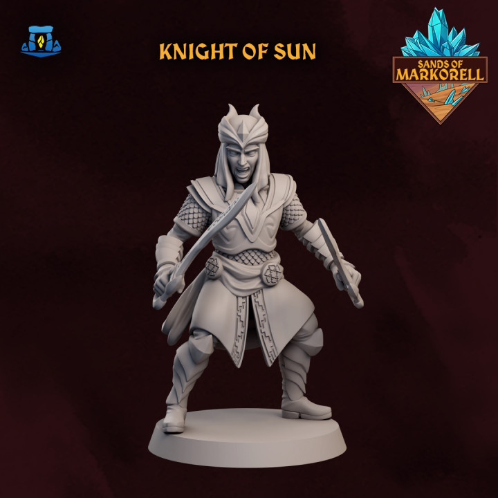 3D Printable Knights of Sun. Markorell - 5 by Wishgate-Studio