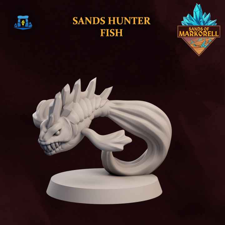 3D Printable Sands Hunter Fish. Markorell by Wishgate-Studio