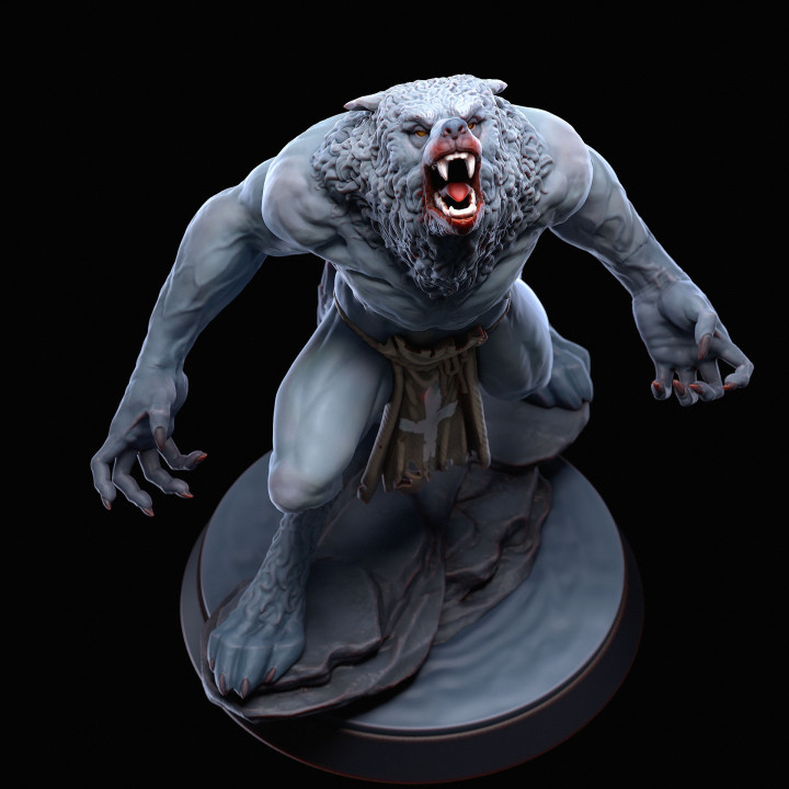 3D Printable Werewolf by Creature Armory