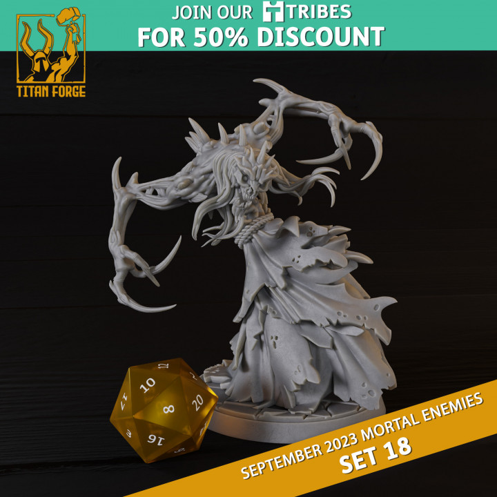 3D Printable Ghast - RPG - Monsters DnD 5e - Mortal Enemies Set 18 by ...