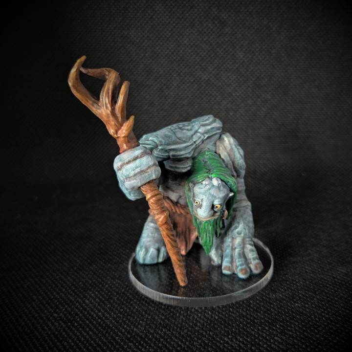 3d Printable Troll Druid By Wildcraft Foundry