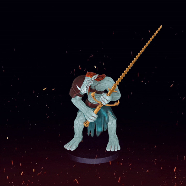 3D Printable TROLL FIGHTER by WildCraft Foundry