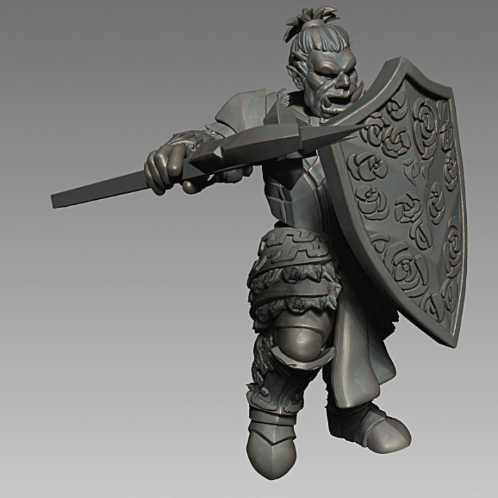 3D Printable Orc Heroes by Wargames Atlantic