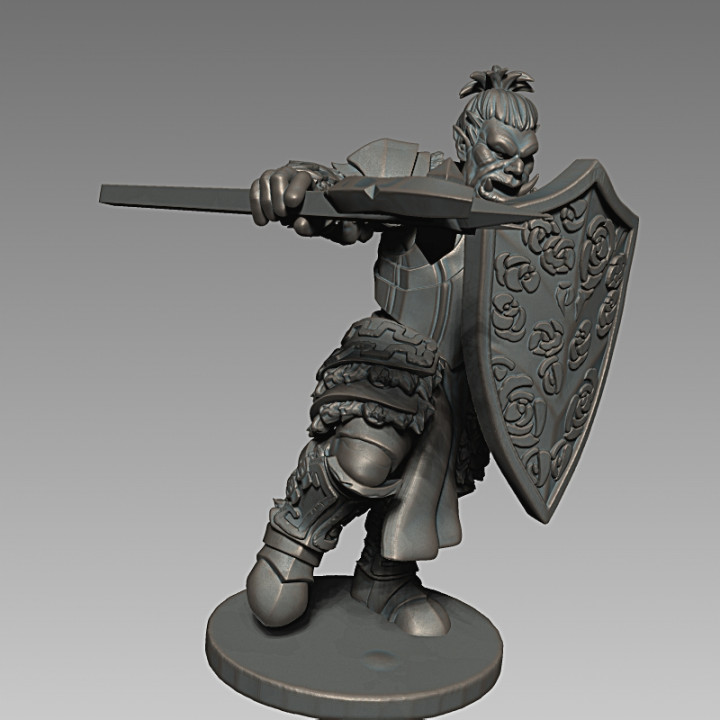 3D Printable Orc Heroes by Wargames Atlantic
