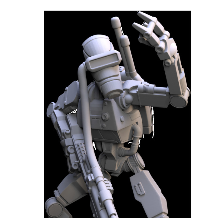 3D Printable Specialist Battle Droid Miniatures by Galactic Armory