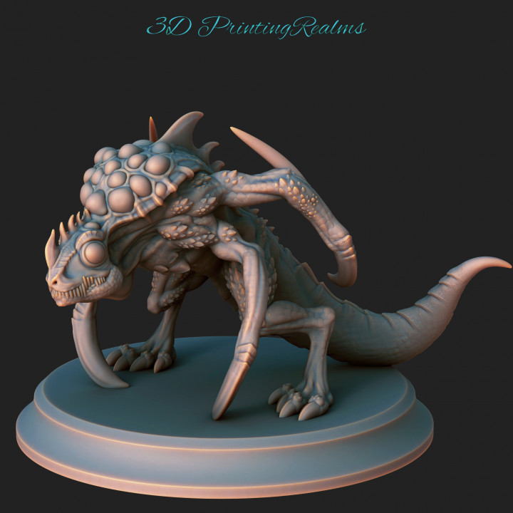 3D Printable Mutant Lizard by 3DprintingRealms