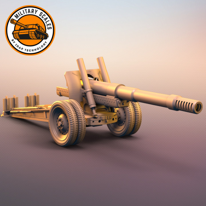 3D Printable 152 mm howitzer-gun M1937 (ML-20) by MilitaryScales