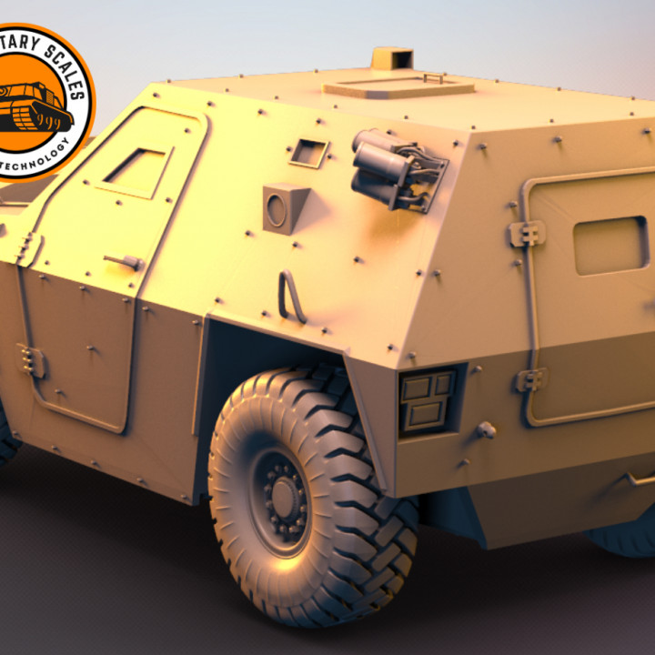 3D Printable Aligator Armored scout car by MilitaryScales