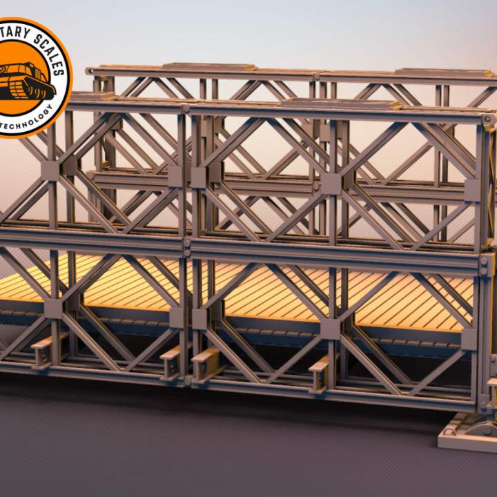 3D Printable Bailey bridge by MilitaryScales