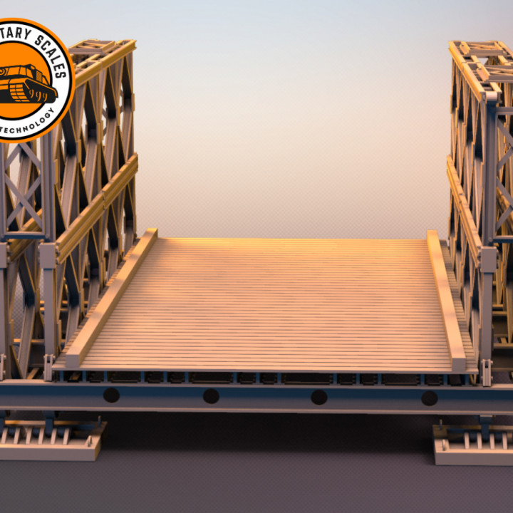 3D Printable Bailey bridge by MilitaryScales
