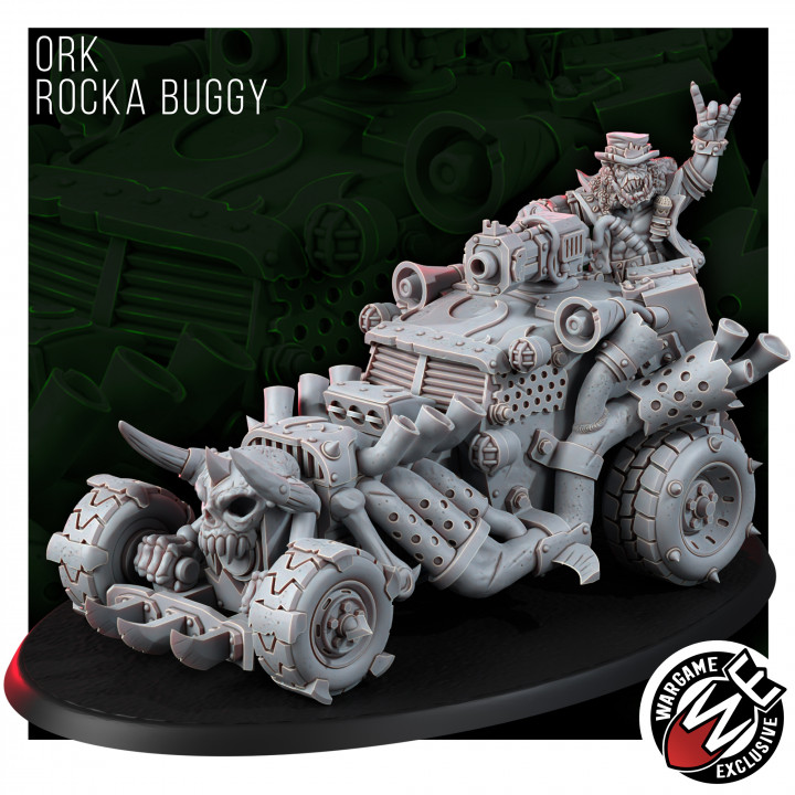 3D Printable ORK ROCKA BUGGY by Wargame Exclusive