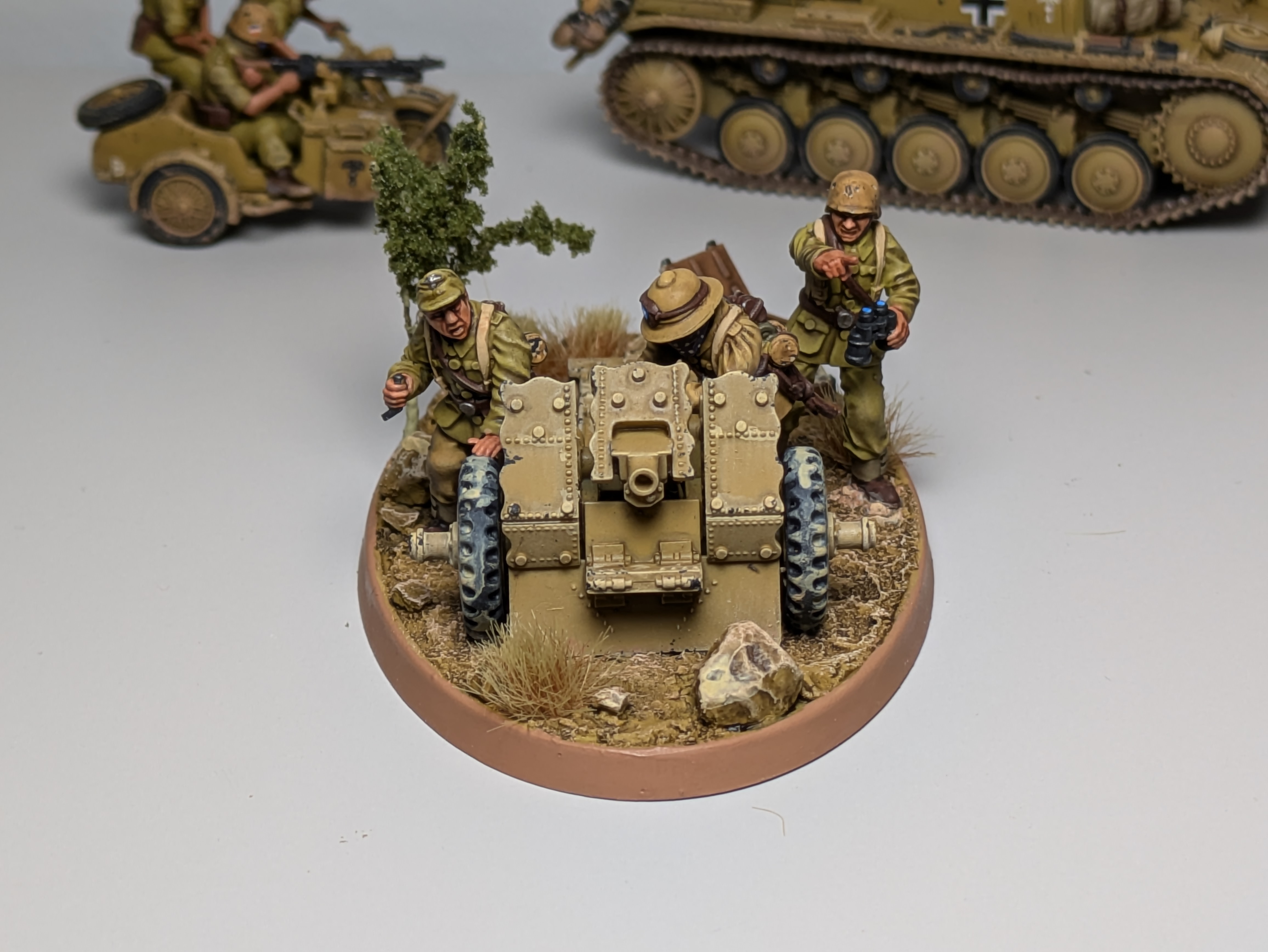 3D Printable WWII German Light and Medium artillery by BattleCat Miniatures