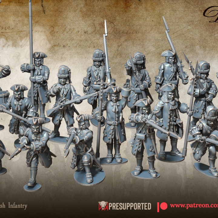3D Printable WSS Spanish Infantry by BattleCat Miniatures