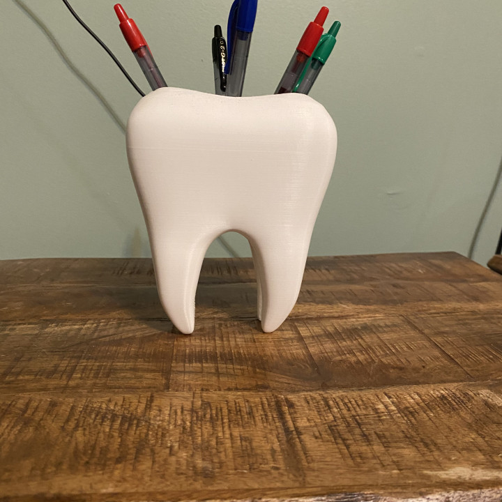3D Printable Tooth Holder by TheCerberusOni