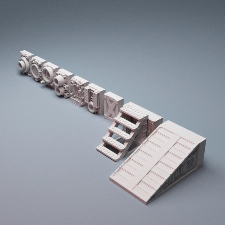 3D Printable Scifi Grimdark UnderNidus Riser Platform 28mm by Corvus ...