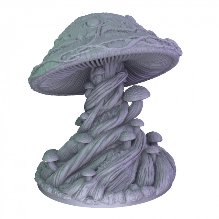 3D Printable Mushrooms Village by Tiny Furniture