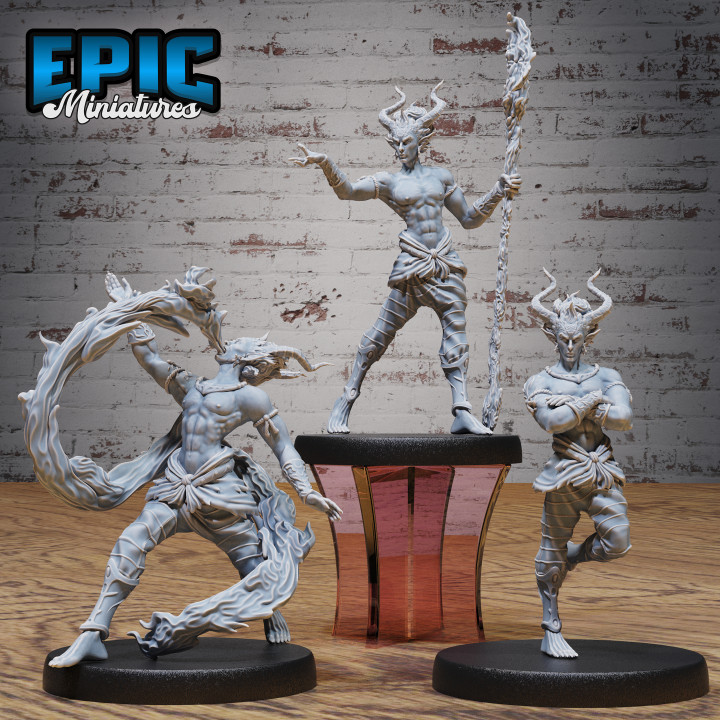 3D Printable Elemental Lands Set / Primordial Elements Encounter ...