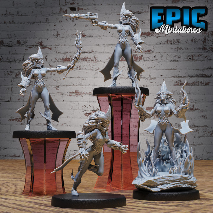 3D Printable Elemental Lands Set / Primordial Elements Encounter ...