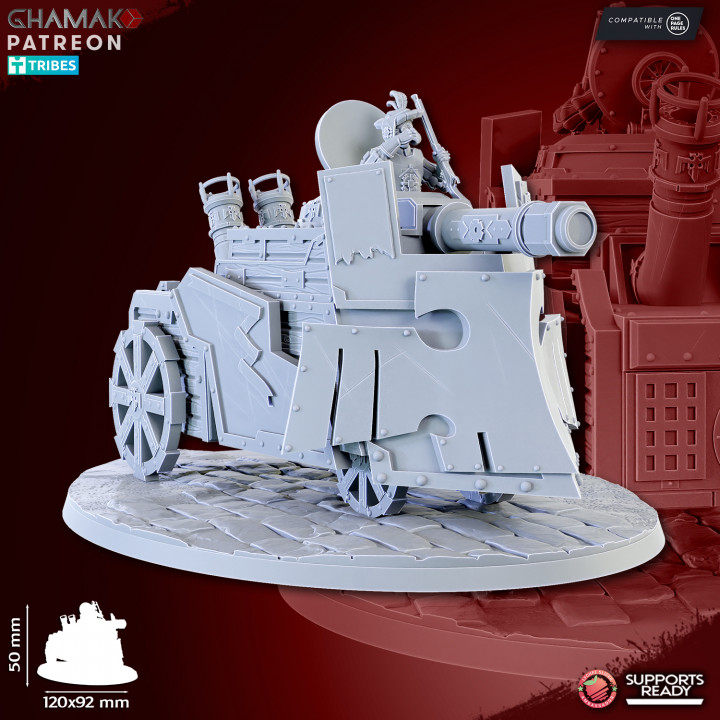 3D Printable Steam Tank by Ghamak