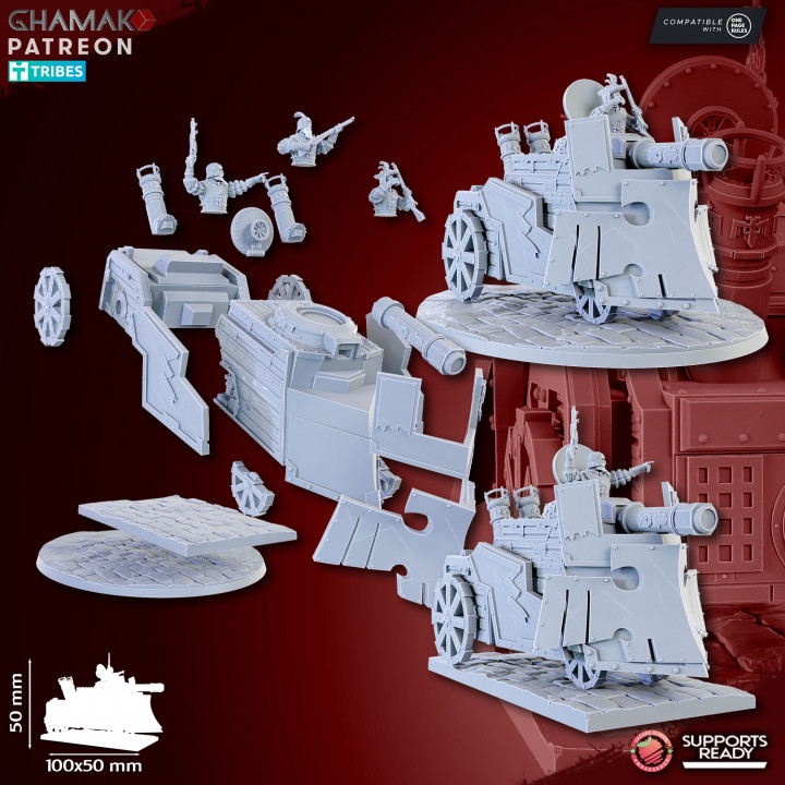 3D Printable Steam Tank by Ghamak