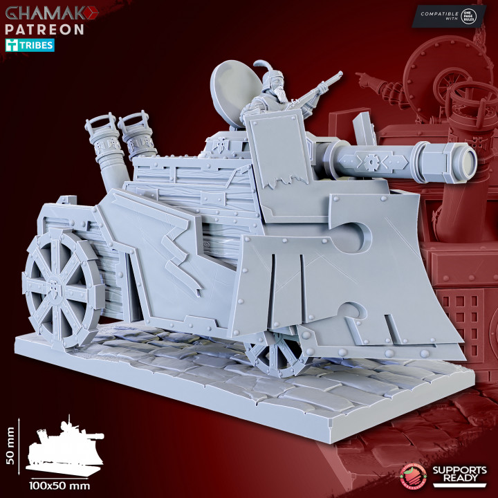 3D Printable Steam Tank by Ghamak
