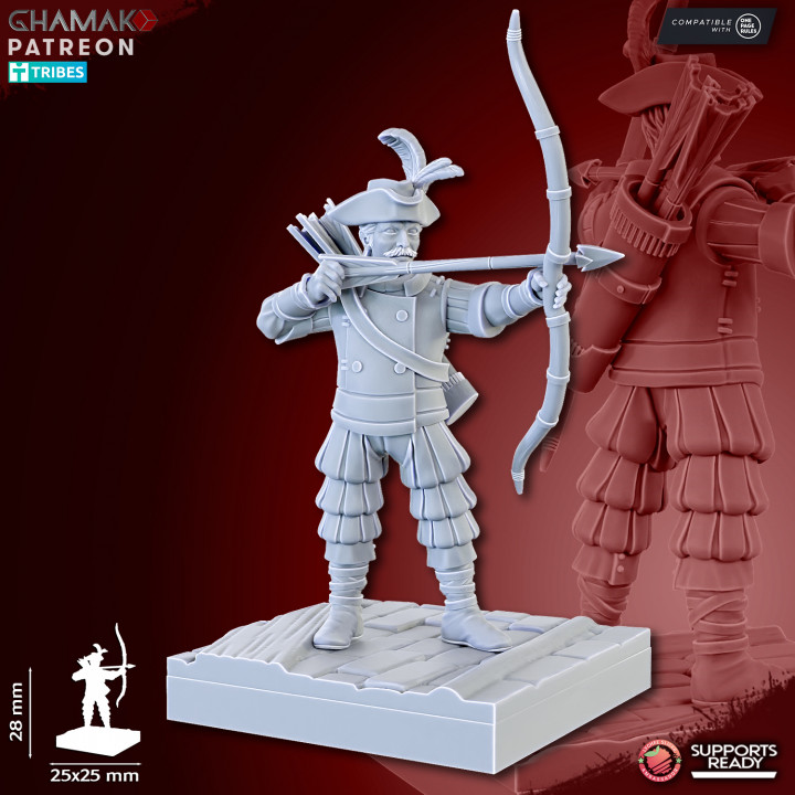 3D Printable Archers by Ghamak