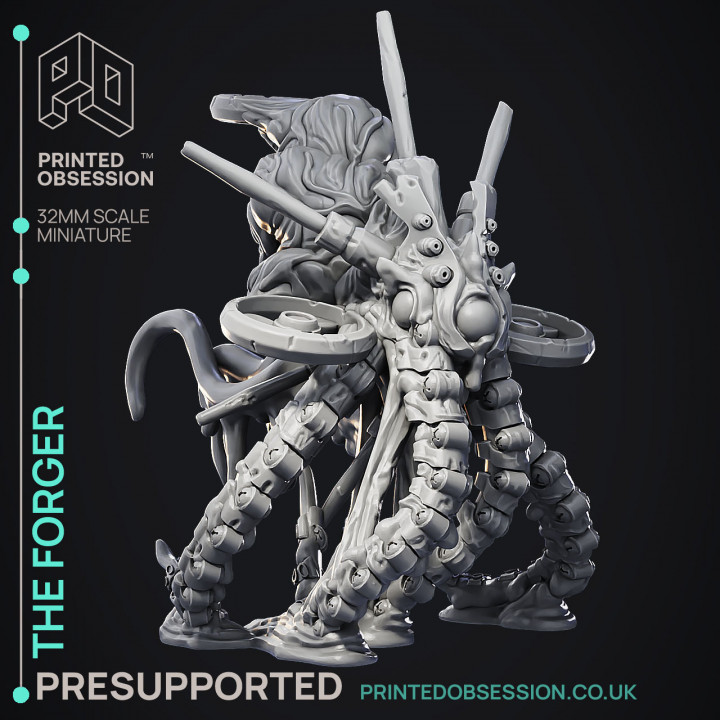 3D Printable The Forger - Large Octopus Scrap Monster - PRESUPPORTED ...