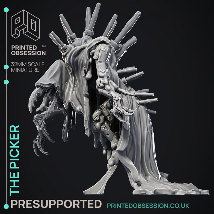 3D Printable Picker - Large Scrap Waste Monster - PRESUPPORTED ...