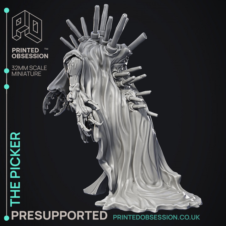 3D Printable Picker - Large Scrap Waste Monster - PRESUPPORTED ...