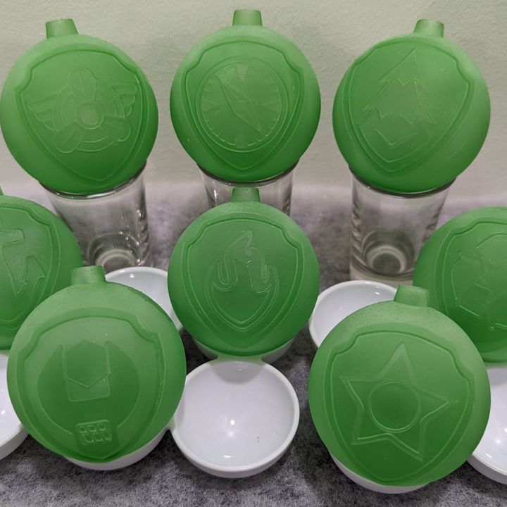 3D Printable Paw Patrol Christmas Baubles by Chess